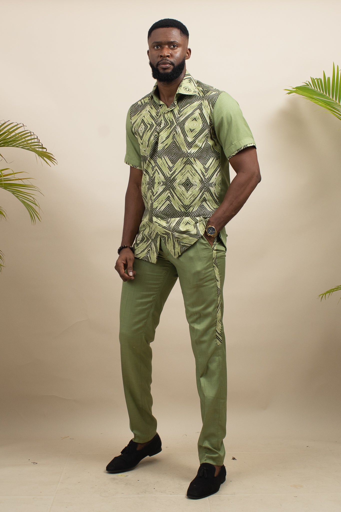 Ankara Iyin African Print Trouser Suit | Naborhi